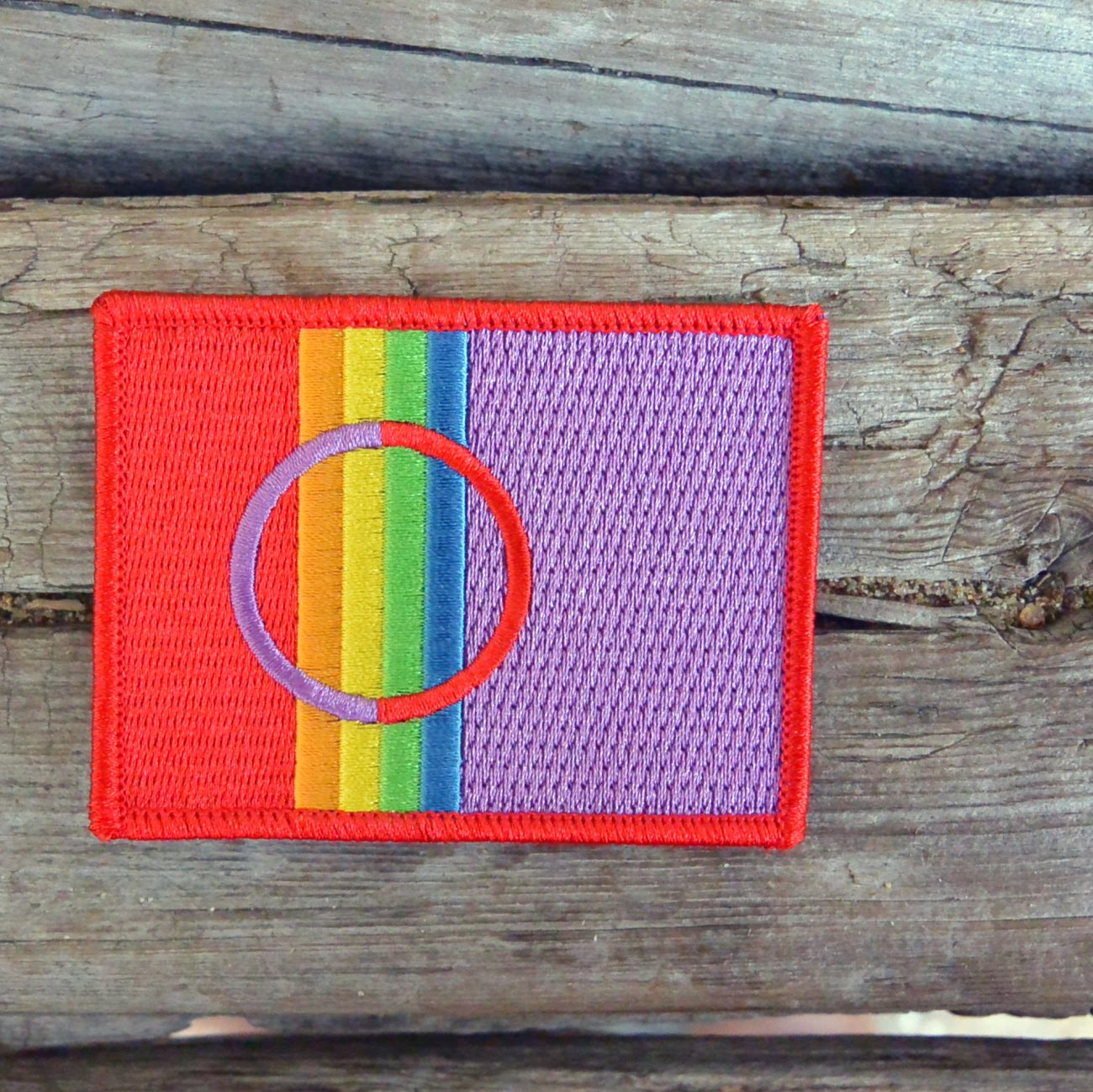 Pride Saamenlippu kangasmerkki, 60x80mm – Siida